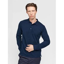 SANVT Shirt 'The Longsleeve Polo Shirt' male size XXL Navy