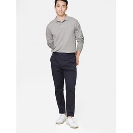 SANVT Shirt 'The Longsleeve Polo Shirt' Herren Gr&ouml;&szlig;e XS graumeliert