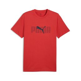 Puma Shirt 'Puma Ess Logo Lab Tee' Herren Gr&ouml;&szlig;e L rot