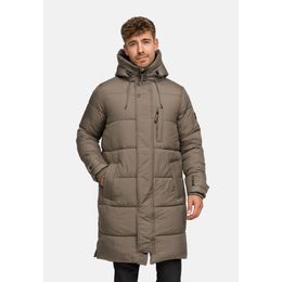 INDICODE Jeans Winterjacke 'Studs' Herren Gr&ouml;&szlig;e S hellbraun