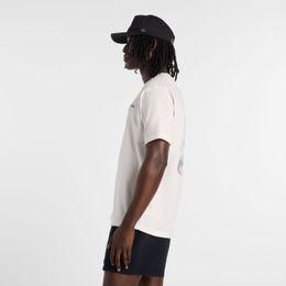 New Balance T-Shirt 'Fountain' Herren Gr&ouml;&szlig;e L hellblau / lila / wei&szlig;