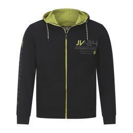 Jan Vanderstorm Sweatjacke 'Sigstad' Herren Gr&ouml;&szlig;e 7XL gr&uuml;n / schwarz