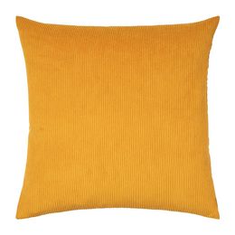 Dekokissen Pad, B:60cm L:60cm, gelb, Polyacryl, Polyester, Dekokissen_Sitzkissen_Kissenh&uuml;llen, "CASUAL", Feines Cord-Design, gro&szlig;e Farbvielfalt, in