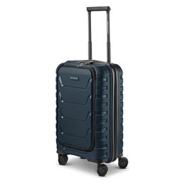 SMARTBOX Trolley "Edition 01 4 Rollen Kabinentrolley 55 cm Laptopfach", blau, Polypropylen, Koffer