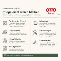 Gaestehandtuecher OTTO HOME, B:30cm L:50cm, wei&szlig;, Webfrottier, Obermaterial: 100% Baumwolle, Handt&uuml;cher, "Riva, 30x50, Premium Handt&uuml;cher, 500