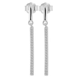 Akzent Ohrringe '"Adina" aus 925 Sterlingsilber, rhodiniert, langlebig' Damen Gr&ouml;&szlig;e One Size silber
