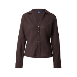 GAP Bluse Damen Gr&ouml;&szlig;e M dunkelbraun