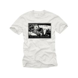 Makaya Shirt 'Fear&Loathing' Herren Gr&ouml;&szlig;e S wei&szlig;