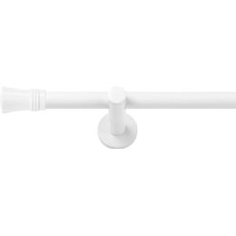 Gardinenstange SN DECO GROUP, L:300cm &Oslash;:19mm, wei&szlig;, Gardinenstangen, "Gardinenstange Lyon &Oslash; 19 mm, 1-l&auml;ufig, Fixma&szlig;, verschraubt"