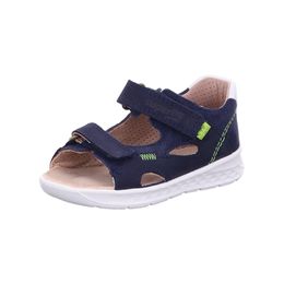 Superfit Sandale 'Sandale Jungen 1-000510 8020 Echtleder in blau' M&auml;dchen Gr&ouml;&szlig;e 24 blau