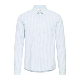 Casual Friday Button Up Shirt ' CFOrlyn Striped ' male size L Light blue / White