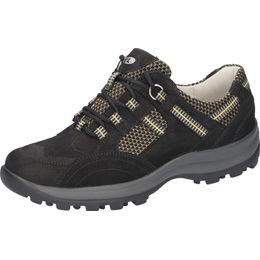 Waldl&auml;ufer WALDL&Auml;UFER Damen Schn&uuml;rschuh "HOLLY", Gr. 9, gold, Nubukleder, Textil, Schuhe, Bequemschuh, Halbschuh, Outdoorschuh in Trekking-Optik, H-Weite