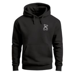 Neverless Sweatshirt 'Teddy Polygon' male size L Black