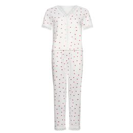 Orchibelle Pyjama 'Eva' Damen Gr&ouml;&szlig;e L wei&szlig; Sommerkleid