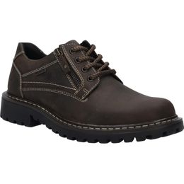 Josef Seibel Herren Schn&uuml;rschuh "Chance 45", Gr. 49, braun, Leder, Schuhe, Halbschuh mit wasserabweisender Tex-Ausstattung, G-Weite