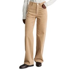 Marc O'Polo Damen Chinohose "aus Organic Cotton Stretch"sandpaper, Gr. 27, MARC O'POLO DENIM, unifarben, Cord, Obermaterial: 98% Baumwolle, 2% Elasthan, Hosen