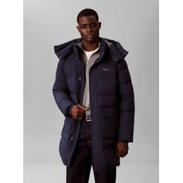 Calvin Klein Herren Steppmantel "LS CLASSIC BONDED DOWN LONG"schwarz sapphire, Gr. XL, unifarben, Web, Obermaterial: 100% Polyester. Futter: 100%