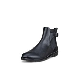 Ecco Damen Chelseaboots "Ecco DRESS CLASSIC 15", Gr. 41, schwarz, Leder, Schuhe, Schlupfboots, Stiefelette, Business-Boots mit Stretcheins&auml;tze