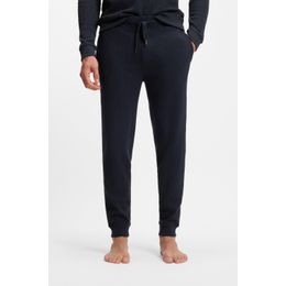 BOSS Herren Jogginghose "Structure", Gr. M, schwarz, Jersey, Obermaterial: 60% Baumwolle, 40% Polyester, unifarben, Hosen