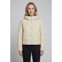 BOSS Orange Damen Steppjacke "Pikona Premium Damenmode", beige, Gr. 38, unifarben, Web, Obermaterial: 100% Polyamid, Jacken, mit Kapuze, Regular Fit