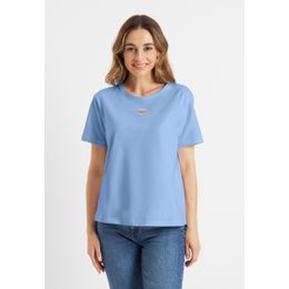Frieda & Freddies New York Damen T-Shirt "Frieda & Freddies T-Shirt", blau, Gr. 34, FRIEDA & FREDDIES, 95% Baumwolle, 5% Elasthan, Shirts