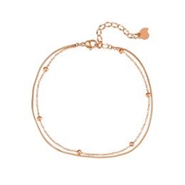 Hey Happiness Fu&szlig;schmuck 'Sea Beads' Damen Gr&ouml;&szlig;e One Size rosegold