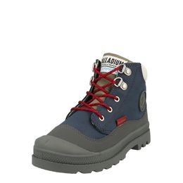 Palladium Boots boy size 35 Navy / Khaki / Blood red