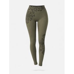 LEAFLETIC Leggings 'Leafletic Women&rsquo;s Long Length Legging' female size XS Olive