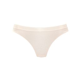 Lascana Damen String "Freya", Gr. 44, rosa, Spitze, Obermaterial: 85% Polyamid, 15% Elasthan, Unterhosen, aus Spitze in Leo-Optik mit modischem Bund,