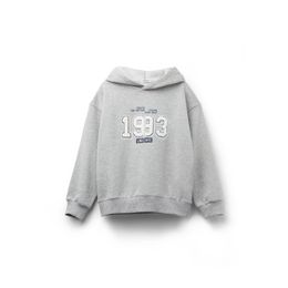 Tezenis Sweatshirt M&auml;dchen Gr&ouml;&szlig;e 106/110 navy / graumeliert / wei&szlig;