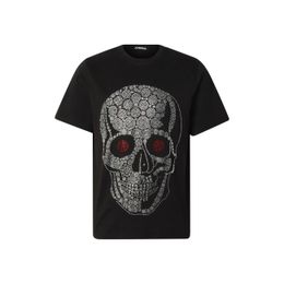 2Y Premium Herren T-Shirt "2Y Premium Oblivion Slim Fit Tee", schwarz, Gr. L, bedruckt, 100% Baumwolle, Shirts