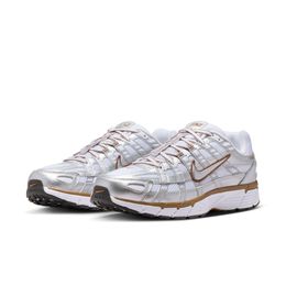 Nike Sportswear Damen Sneaker "Nike P-6000", Gr. 38, silber, Textil, Schuhe