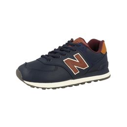 New Balance Sneaker '574' Herren Gr&ouml;&szlig;e 42 dunkelblau / karamell / cognac Sommerschuhe
