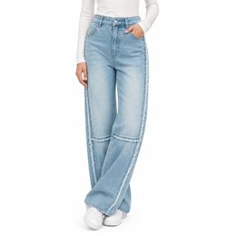 Meetwee Jeans Damen Gr&ouml;&szlig;e 27 blue denim