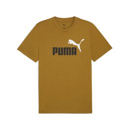 PUMA Shirt 'Puma Ess 2 Color No. 1 Logo Tee' Herren Gr&ouml;&szlig;e S gelb
