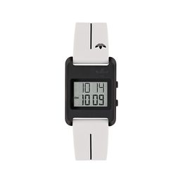 adidas originals Digitaluhr 'Retro Pop Three' Damen Gr&ouml;&szlig;e One Size schwarz / wei&szlig;