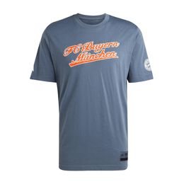 adidas Performance Shirt male size XL Blue / Orange / White