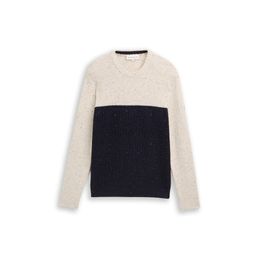 Tom Tailor Pullover Herren Gr&ouml;&szlig;e XL schwarz / offwhite