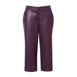 MIAMODA Chino Pants female size 48 Aubergine