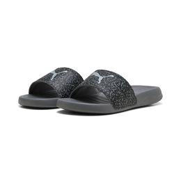 Puma Damen Badesandale "POPCAT 20 FELINE", Gr. 39, grau, Synthetik, Schuhe, Badelatschen