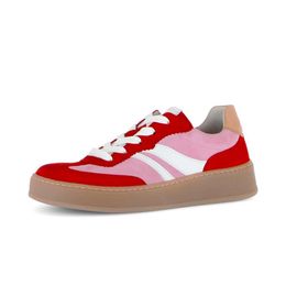 Gabor Damen Sneaker "Sneaker low", Gr. 37,5, rot, Schuhe