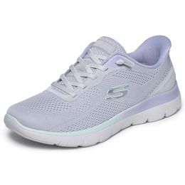 Skechers Sneaker 'Summits - Sweet Skies' Damen Gr&ouml;&szlig;e 37 aqua / greige / dunkelgrau Sommerschuhe