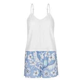 Doctor Nap Pyjama 'Doctor Nap' Damen Gr&ouml;&szlig;e S blau Sommerkleid