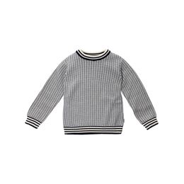 Ebbe Pullover Jungen Gr&ouml;&szlig;e 122 schwarz / wei&szlig;