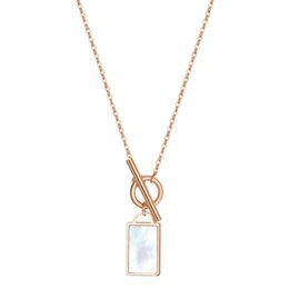 Hey Happiness Kette 'Shell T-Bar' Damen Gr&ouml;&szlig;e Onesize rosegold