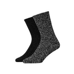 SNOCKS Socken Damen Gr&ouml;&szlig;e 43/46 schwarz / schwarzmeliert