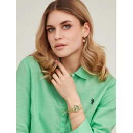 U.S. Polo Assn. Armband 'Cassidy' Damen Gr&ouml;&szlig;e 17.5 cm gold