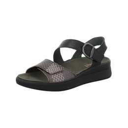 Think! Strap Sandals 'Meggie' female size 38 Grey / Dark grey / Black