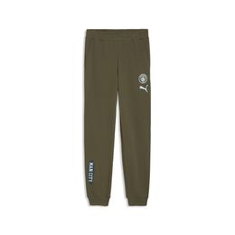 Puma Sporthose 'Manchester City' Herren Gr&ouml;&szlig;e M oliv / wei&szlig;