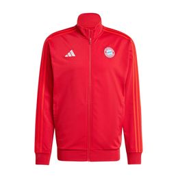 adidas Performance Athletic Zip-Up Hoodie 'Fcb Dna' male size XXXL Blue / Red / White